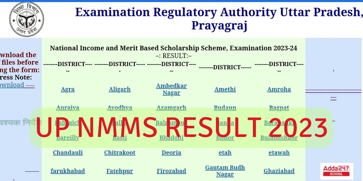 Nmms Result 2023 8th Class Up Link