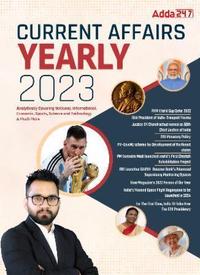 Current affairs yearly 2023 (english printed edition) by adda247 - Adda247