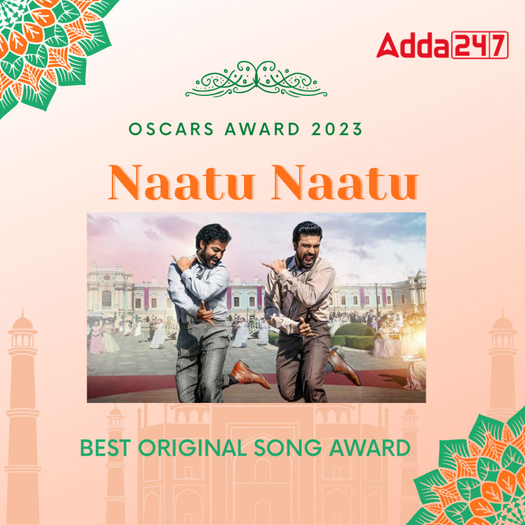 Oscars 2023: RRR's "Naatu Naatu" wins Best Original Song