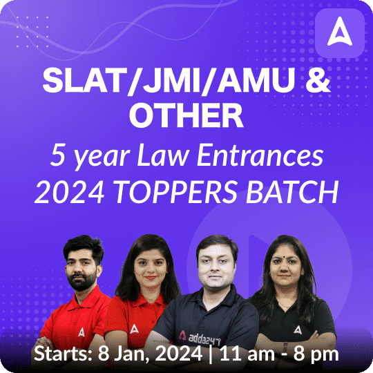Slat/jmi/amu & other 5 year law entrances 2024 toppers batch | complete ...