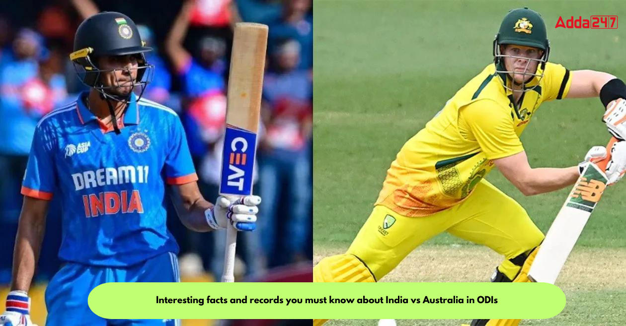 Interesting facts and records you must know about India vs Australia in ...
