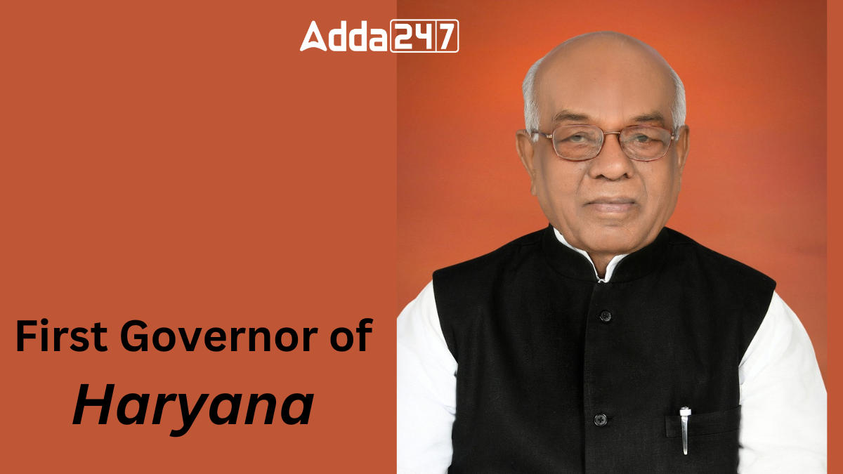 Who was the First Governor of Haryana?