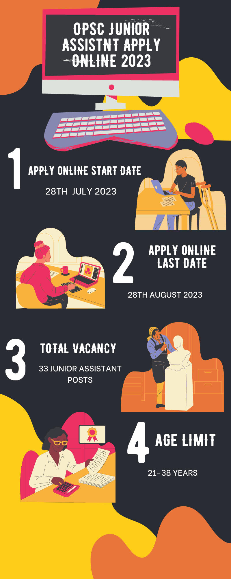 OPSC ଜୁନିଅର ଆସିଷ୍ଟାଣ୍ଟ 2023 ପୋଷ୍ଟ ପାଇଁ ଅନଲାଇନରେ ଆବେଦନ କରନ୍ତୁ