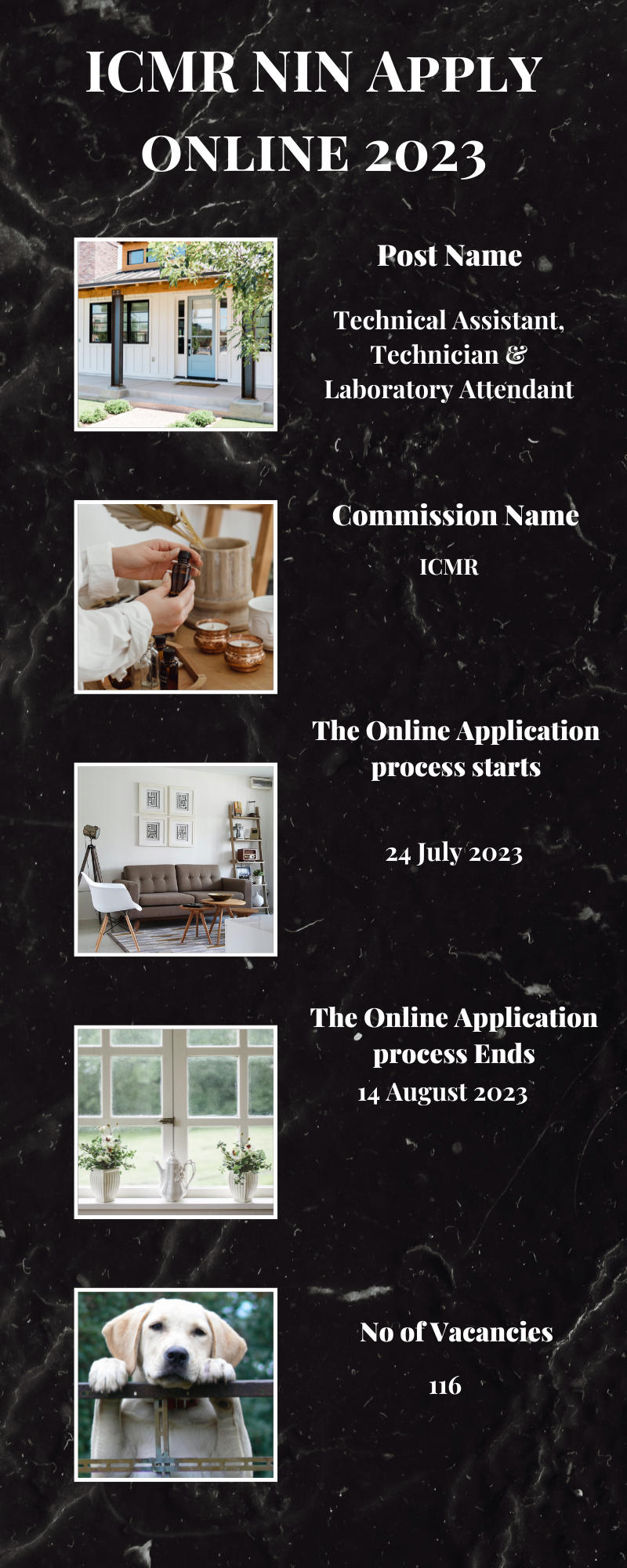 ICMR NIN ବୈଷୟିକ ସହାୟକ ନିଯୁକ୍ତି 2023 ପାଇଁ ଅନଲାଇନ ଆବେଦନ କରନ୍ତୁ