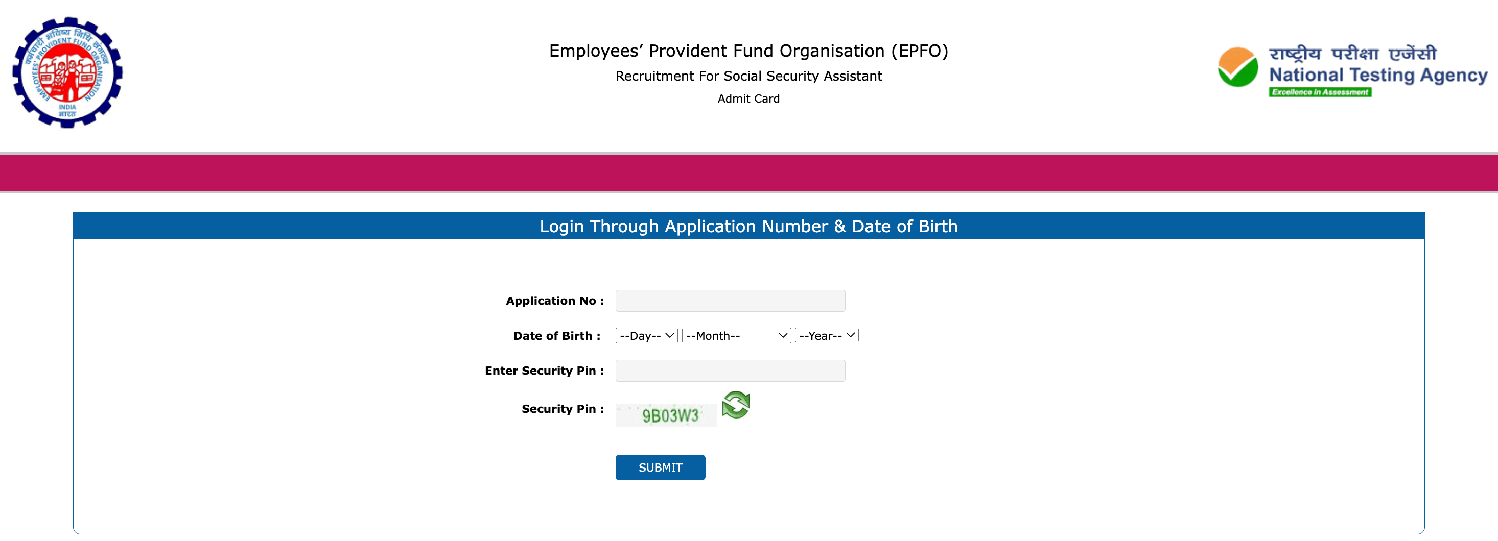 EPFO SSA Admit Card 2023 Out, Phase 1 Call Letter Download Link EPFO SSA Admit Card 2023 Out, Phase 1 Call Letter Download Link