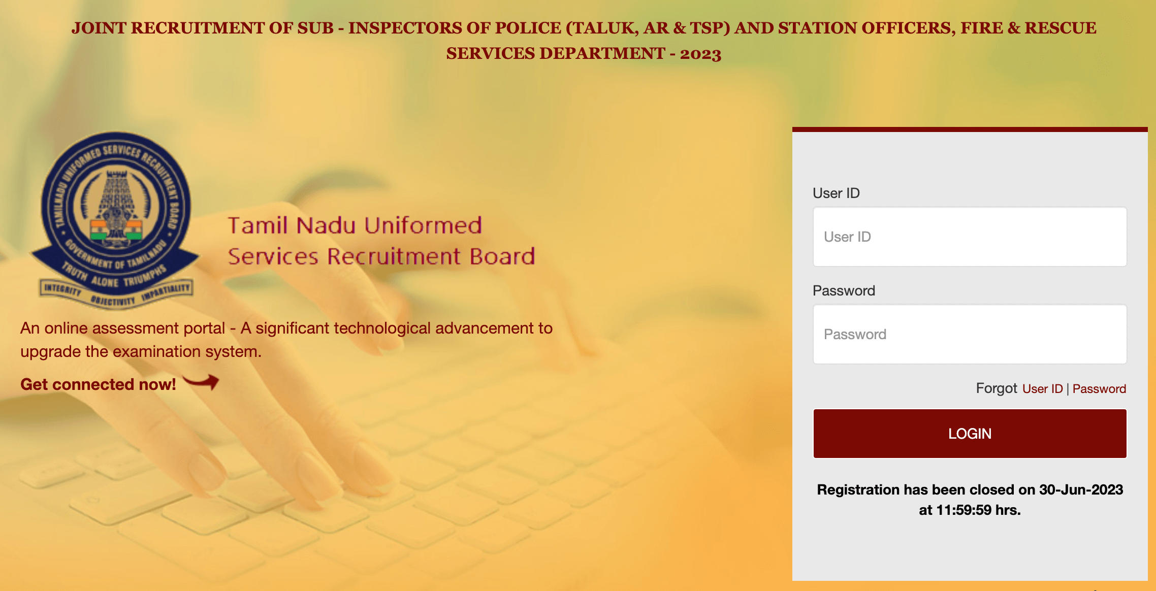 TNUSRB SI Hall Ticket 2023 Out, TN SI Admit Card Download Link TNUSRB SI Hall Ticket 2023 Out, TN SI Admit Card Download Link